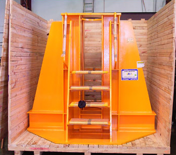 Hydraulic stacking system to raise shovels - Afkos Industries
